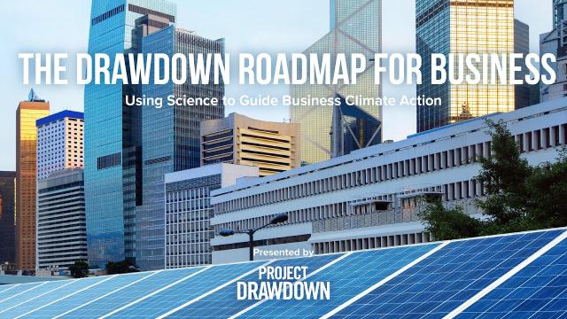 Drawdown Roadmap Project Drawdown